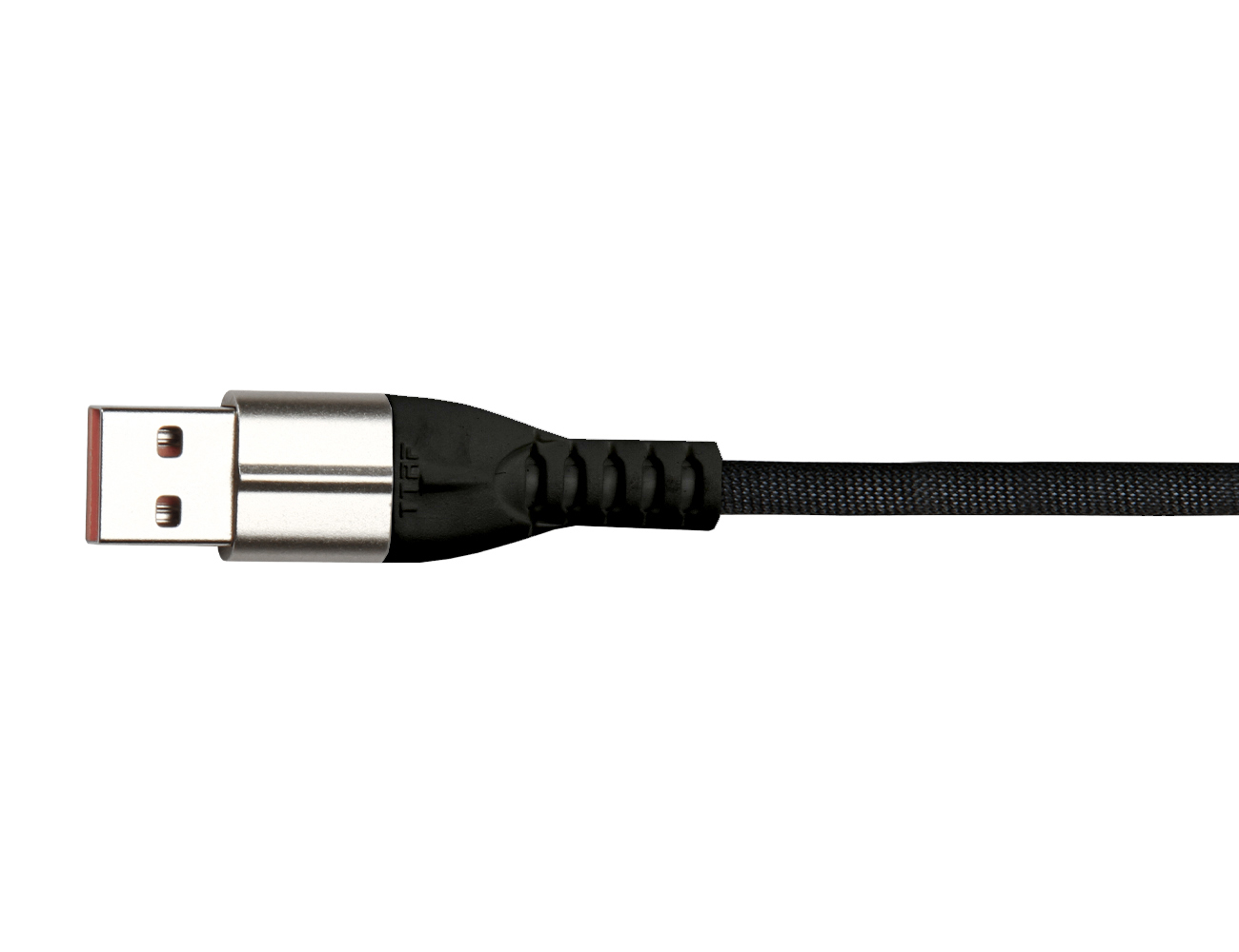 TYPE-C Metal Body Black Charging Cable (With Mesh)-TTAF CONSUMER